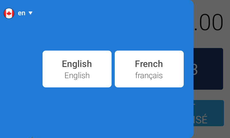 Customer Screen Language Selection – Poynt Help Center