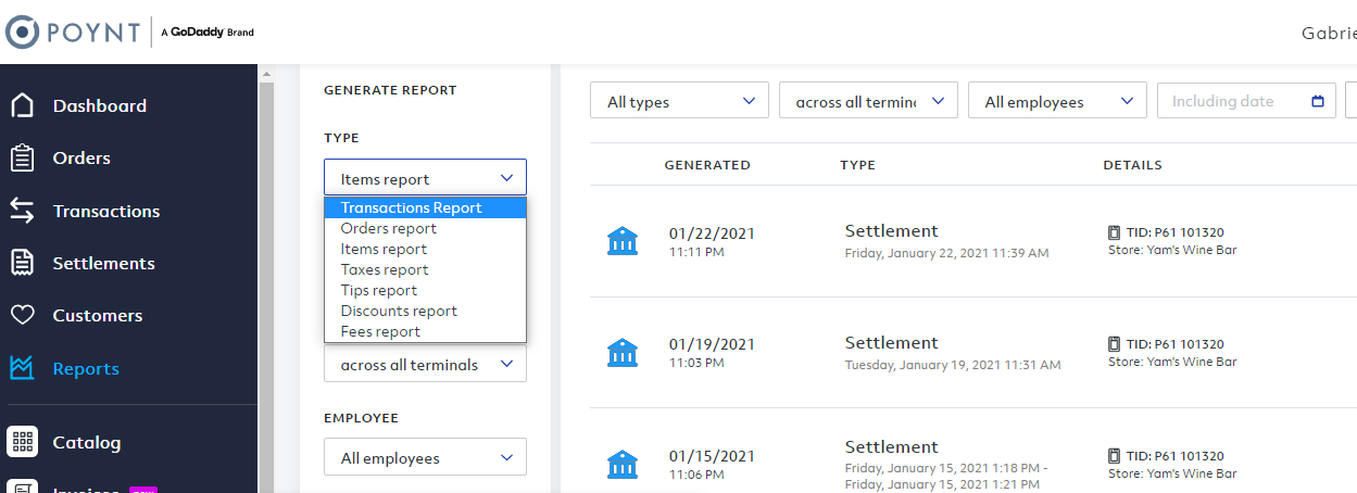 Introducing the new Items Report – Poynt Help Center